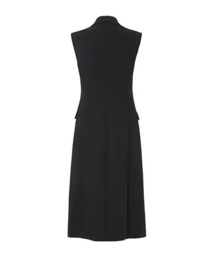 Fendi Sleeveless Double-breasted Cady Dress