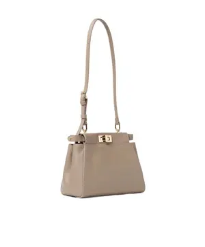 Fendi My Peekaboo Xs Dove Leather Bag