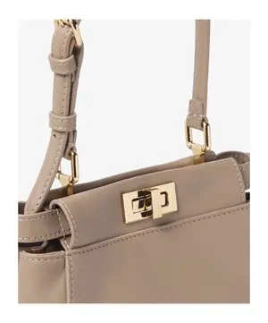 Fendi My Peekaboo Xs Dove Leather Bag