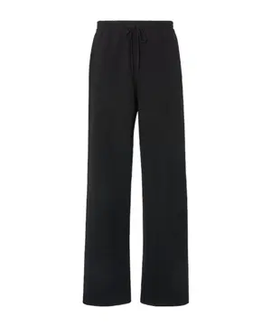 Fendi Ff Zucca Cashmere Trousers - Black