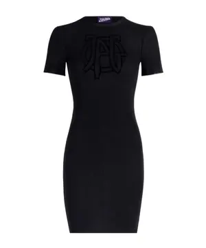 JEAN PAUL GAULTIER Shortsleeve Midi Dress - Black