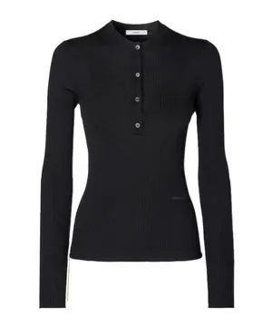 Fendi Sweater Wool Ribbed Sweater