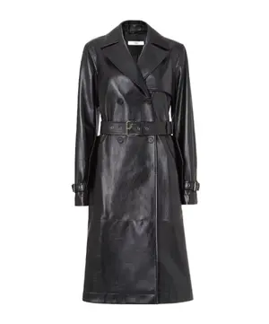 Fendi Leather Trench Coat