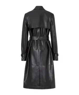 Fendi Leather Trench Coat