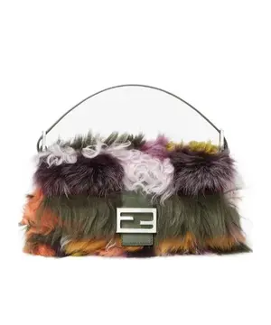 Fendi Baguette 26424 Shearling Bag - No