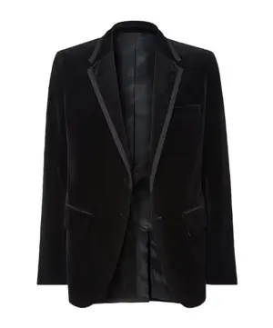Fendi Velvet Blazer - Black