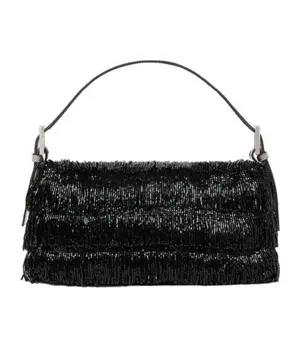 Fendi Baguette 26424 Re Edition Bag With Bead Fringes