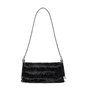 Fendi Baguette 26424 Re Edition Bag With Bead Fringes