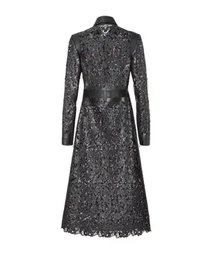 Fendi Macrame Leather Dress