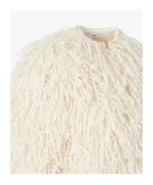 Fendi Long-pile Cashmere And Mohair Jacket