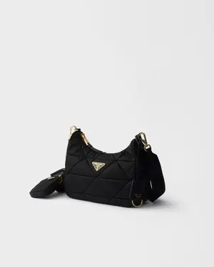Prada Quilted Re-nylon Shoulder Bag