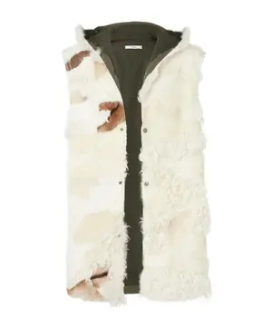 Fendi Patchwork Cotton Parka