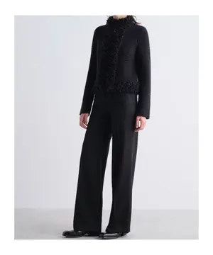 Fendi Mohair And Wool Jacket With Fur-effect Trim