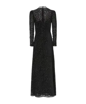 Fendi Millefiori Devoré Velvet Maxi Dress