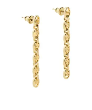 Fendi Orbit Pendant Earrings - Gold