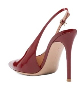 GIANVITO ROSSI Point Toe Slingback Sandals