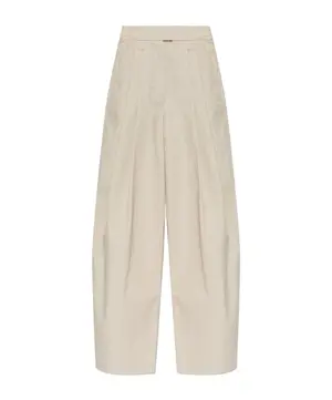 Emporio Armani Pleated Wide-leg Pants