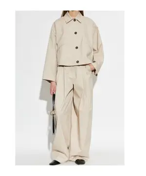 Emporio Armani Pleated Wide-leg Pants