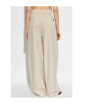 Emporio Armani Pleated Wide-leg Pants
