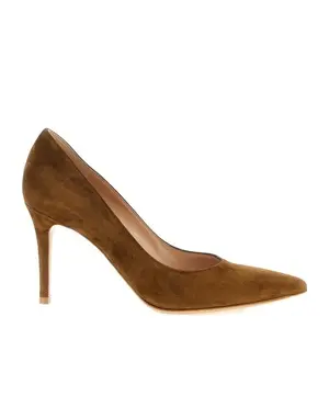 GIANVITO ROSSI Pointed Suede Pumps