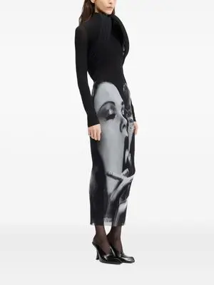 JEAN PAUL GAULTIER Midi Pencil Skirt