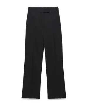 Prada Compact Gabardine Pants - Black