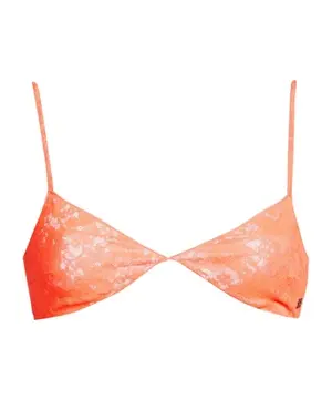 Balenciaga Fluorescent Lace Triangle Bra