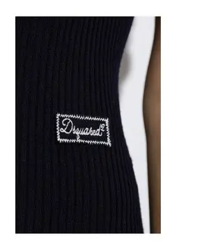 Dsquared2 Ribbed Knit Dress