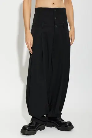 Yohji Yamamoto High Waist Wide-leg Pants