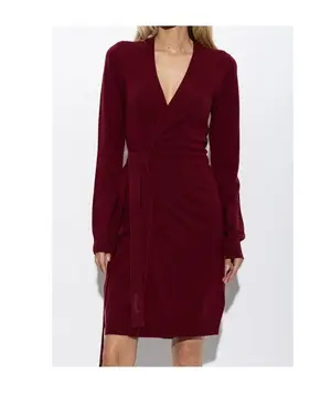 Dsquared2 V-neck Tie-front Dress