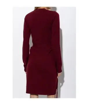 Dsquared2 V-neck Tie-front Dress