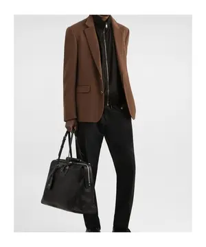 Dolce & Gabbana Logo Patch Zip-up Jacket