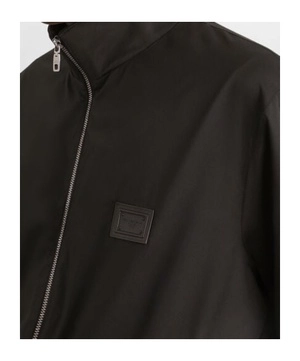 Dolce & Gabbana Logo Patch Zip-up Jacket