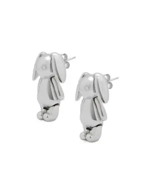 Loewe Rabbit Earrings - Silver