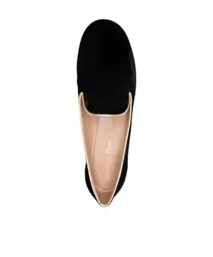 GIANVITO ROSSI Trim Calf Suede Loafers
