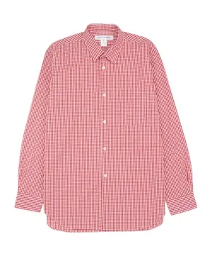 Comme Des Garçons Gingham-print Button-up Shirt - No