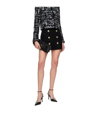 Balmain Button-detailed Mini Skirt