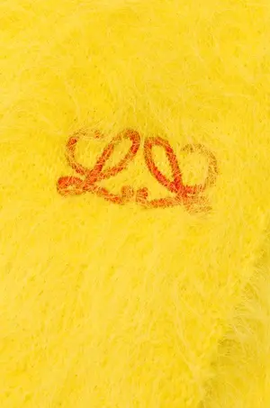 Loewe Alpaca Blend Scarf - Yellow