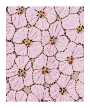 La DoubleJ Embroidered Floral Mini Day Dress