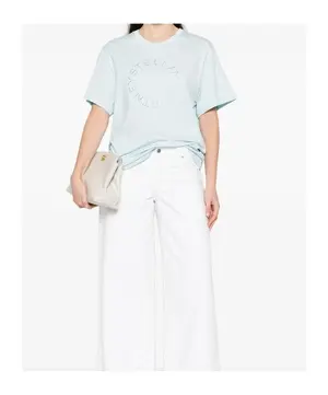 Stella McCartney Crewneck T-shirt - Light Blue
