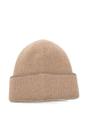 Jacquemus Logo-patch Ribbed-knit Beanie - No