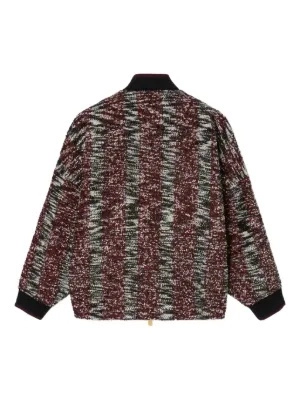 La DoubleJ Textured Tweedblend Bomber Jacket
