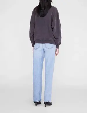 ANINE BING Miles Sweatshirt - Washedblack