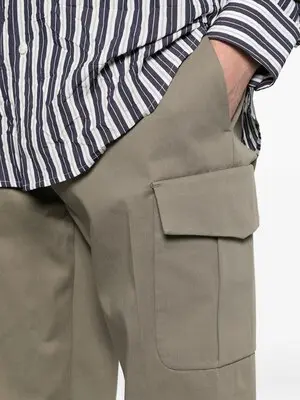 Dsquared2 Cargo Pants With Flap Pockets And Cuffed Legs - Gray