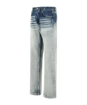 Off-White Half Arrow Slim Relaxed' Cotton Jeans