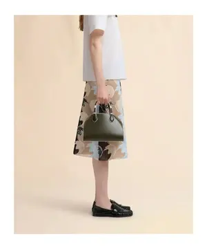 Marni Overlap Small Top Handle Tote Bag
