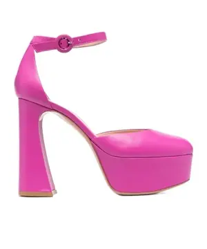 GIANVITO ROSSI Holly D'orsay Platform Pumps - Pink