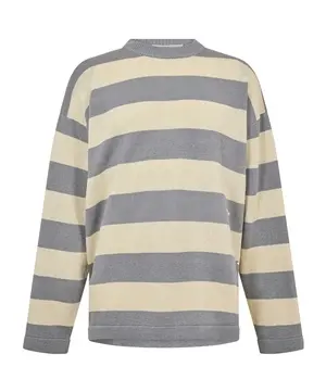 Stone Island Striped Crew Neck Sweater