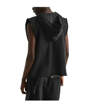 Rick Owens Sleeveless Hooded Tunic