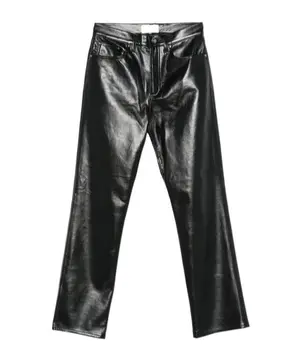 AGOLDE Glossy Straight-leg Trousers